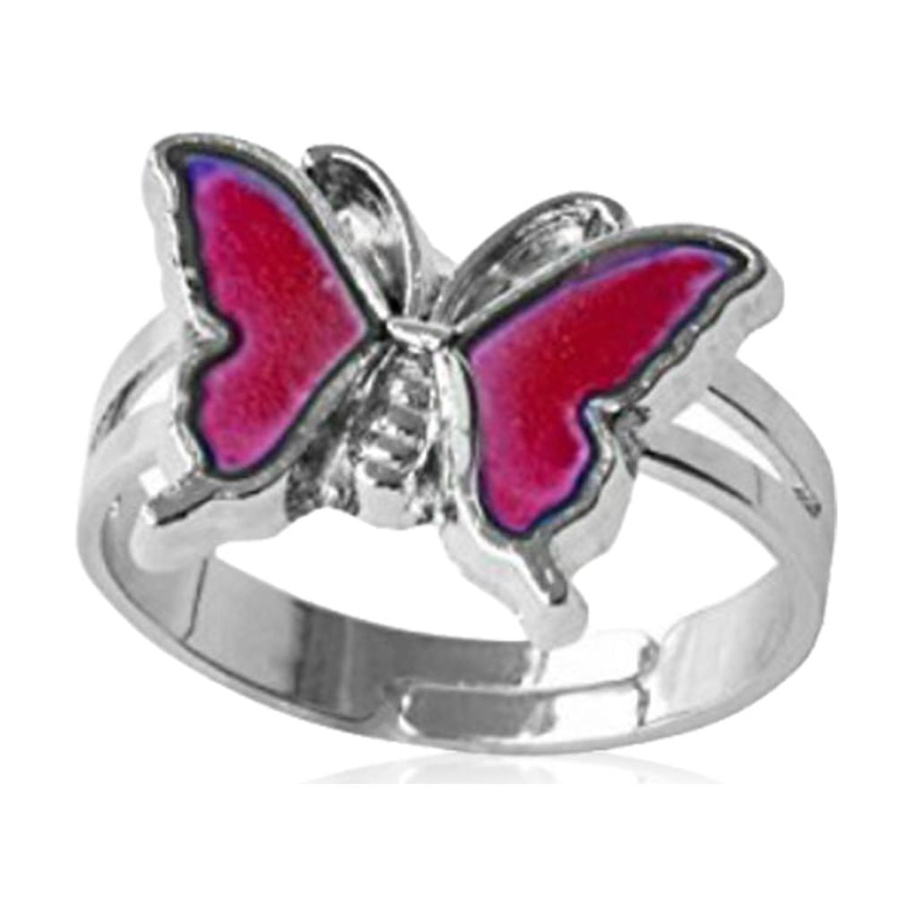 Elenxs Mood Rings Color Change Adjustable Temperature Emotion Feeling ...