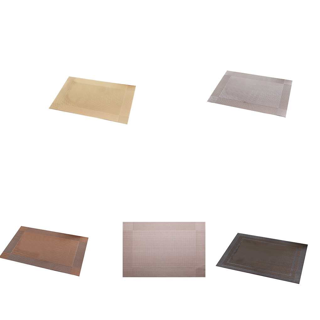 ElenxsPlacemat Kitchen Dinner Table Pad Heat-resistant Place Mats ...