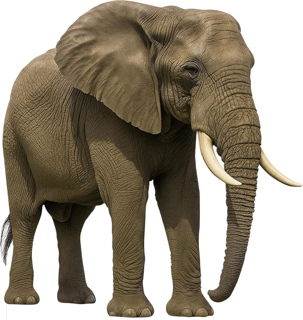 Elephant 5FT Life Size Cardboard Cutout, Fun Animal Standup, Perfect ...