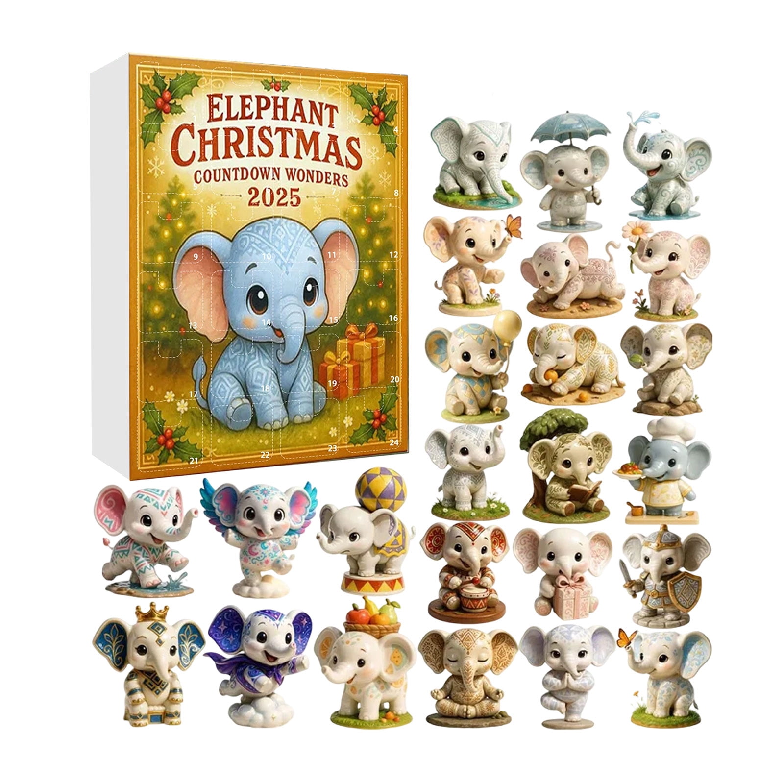 Elephant Advent Calendar 2025, 24 Days Of Elephant Lovers Advent ...