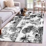Elephant Area Rugs 2.7'x5', Washable Small Throw Rugs for Kitchen ...