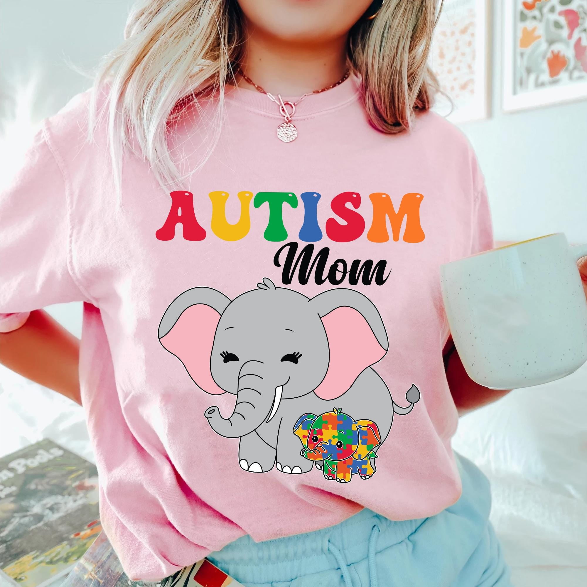 Elephant Autism Awareness Shirt, Elephant Asd Autistic Spectrum, Autism ...