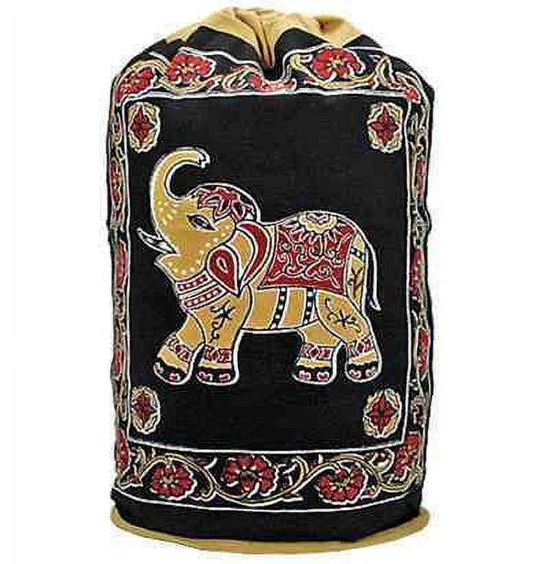 Elephant Backpack Cotton for Om Peace Hindu Yoga Meditaion Zen Bohemian ...
