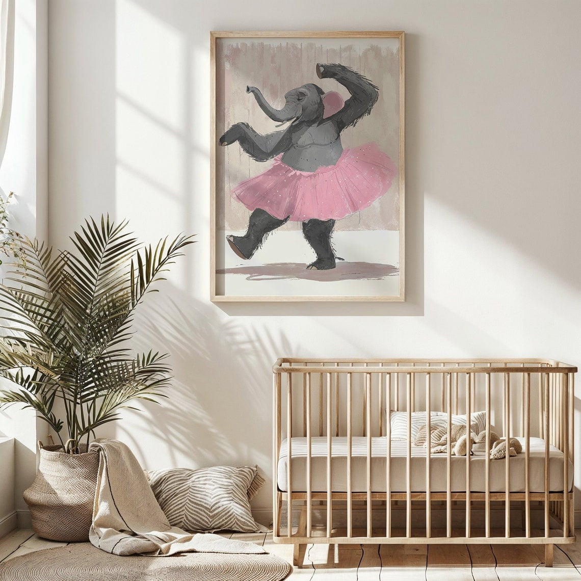 Elephant Ballet Dancer Print ~ Nursery Wall Art ~ Whimsical Kids ...