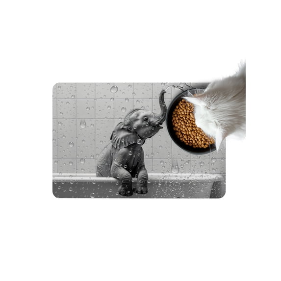 Elephant Bathtub Doormat Non Slip Diatomaceous Earth Door Mat Absorbent ...