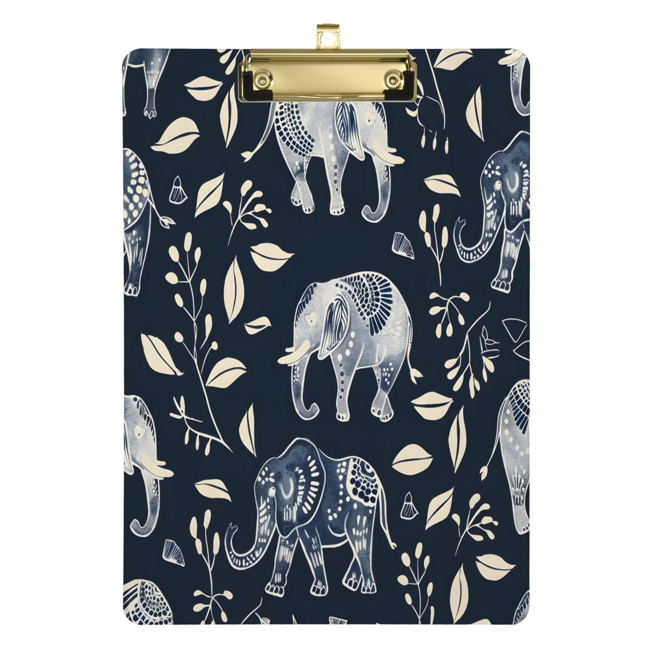 Elephant Boho Style Acrylic Clipboards A4 Standard Letter Size Clipboard 12.5" X 9" Clip Board ...
