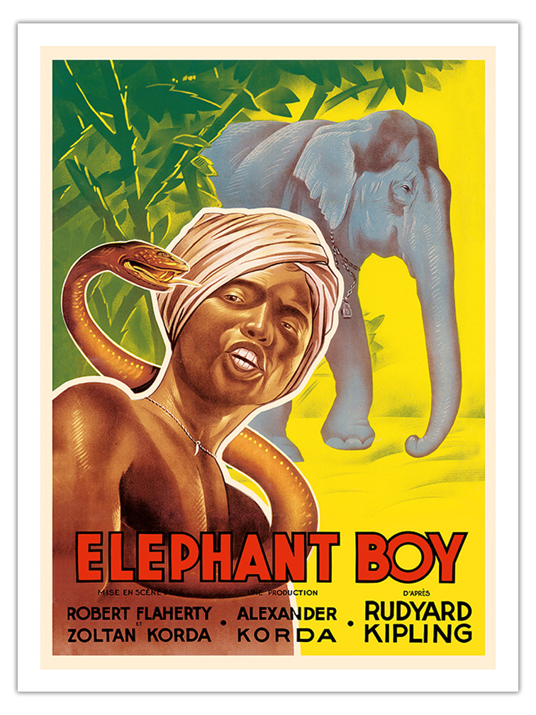 Elephant Boy by Rudyard Kipling - Starring Robert Flaherty - Vintage ...