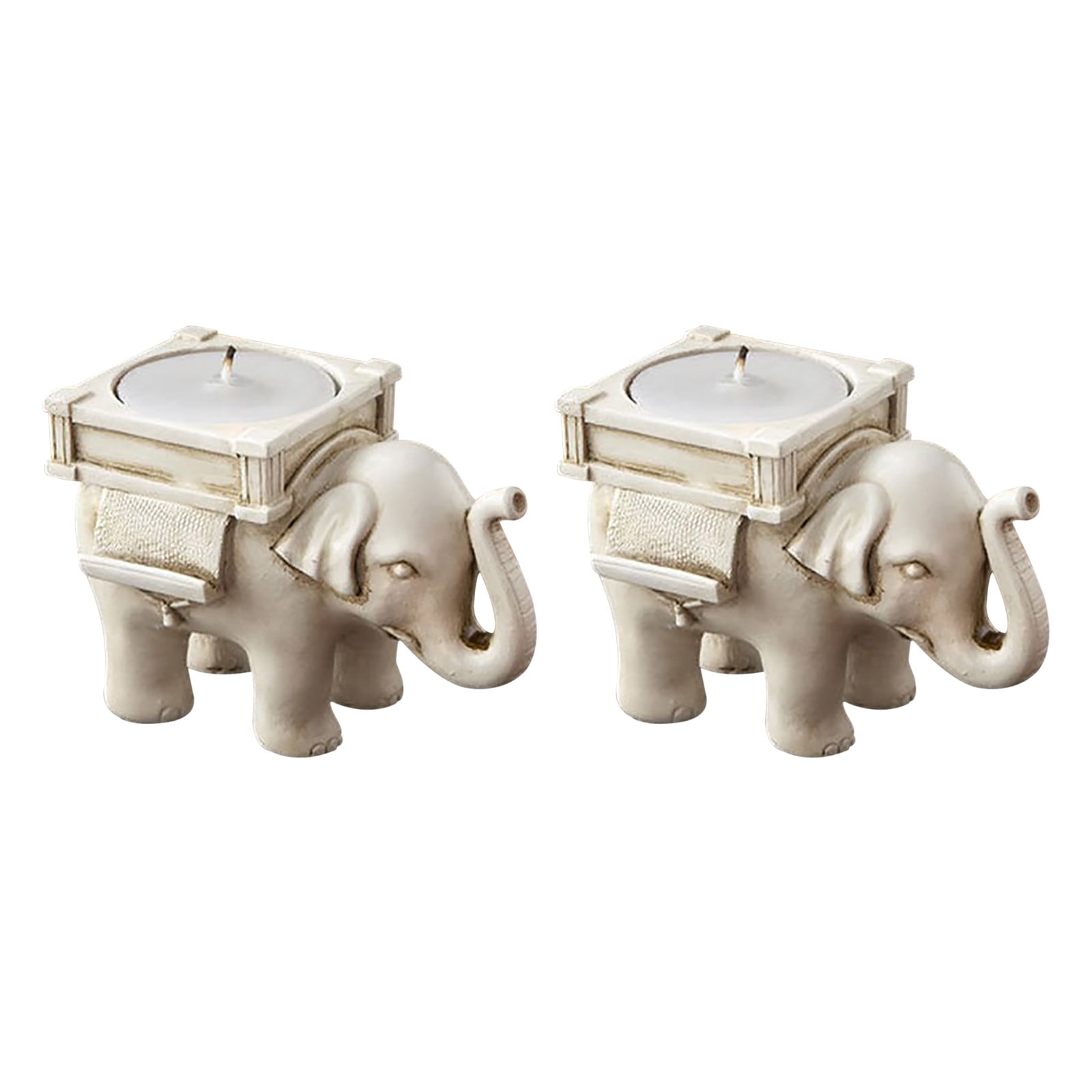 Elephant Candlestick , Retro Wishing Candle Holder Tea Light Candle ...