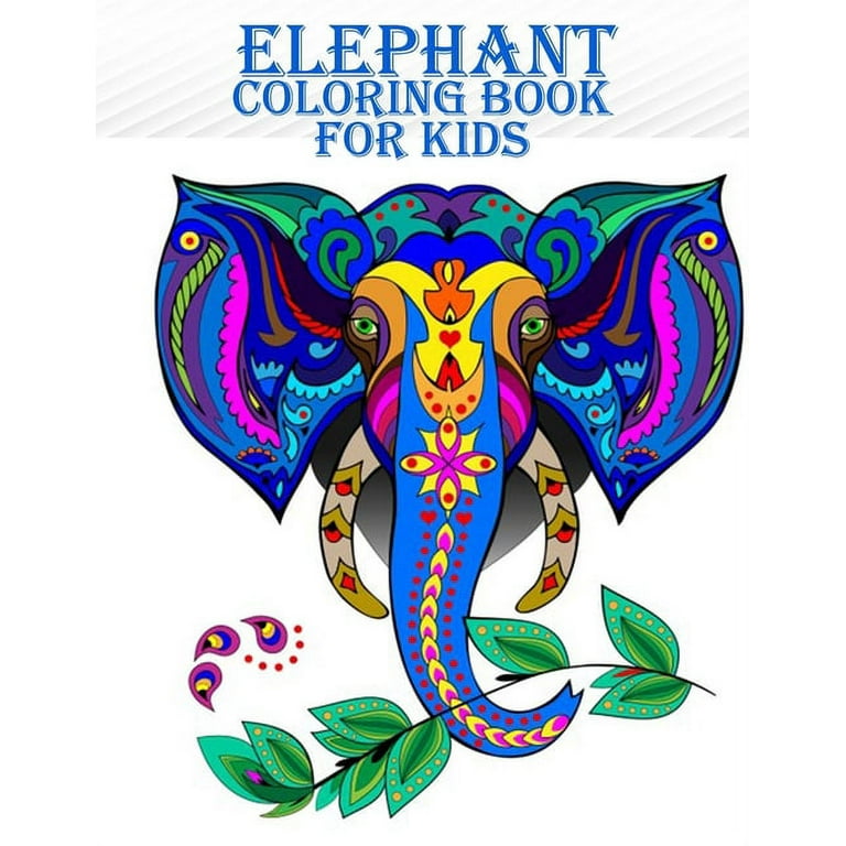 coloring book elephants