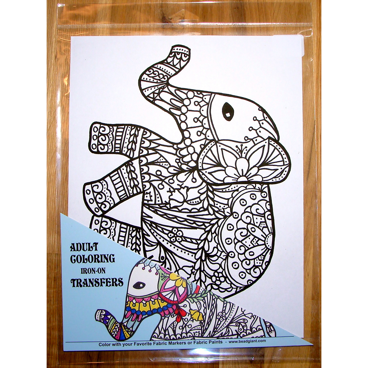 Elephant Coloring Transfer-9"X12" - Walmart.com