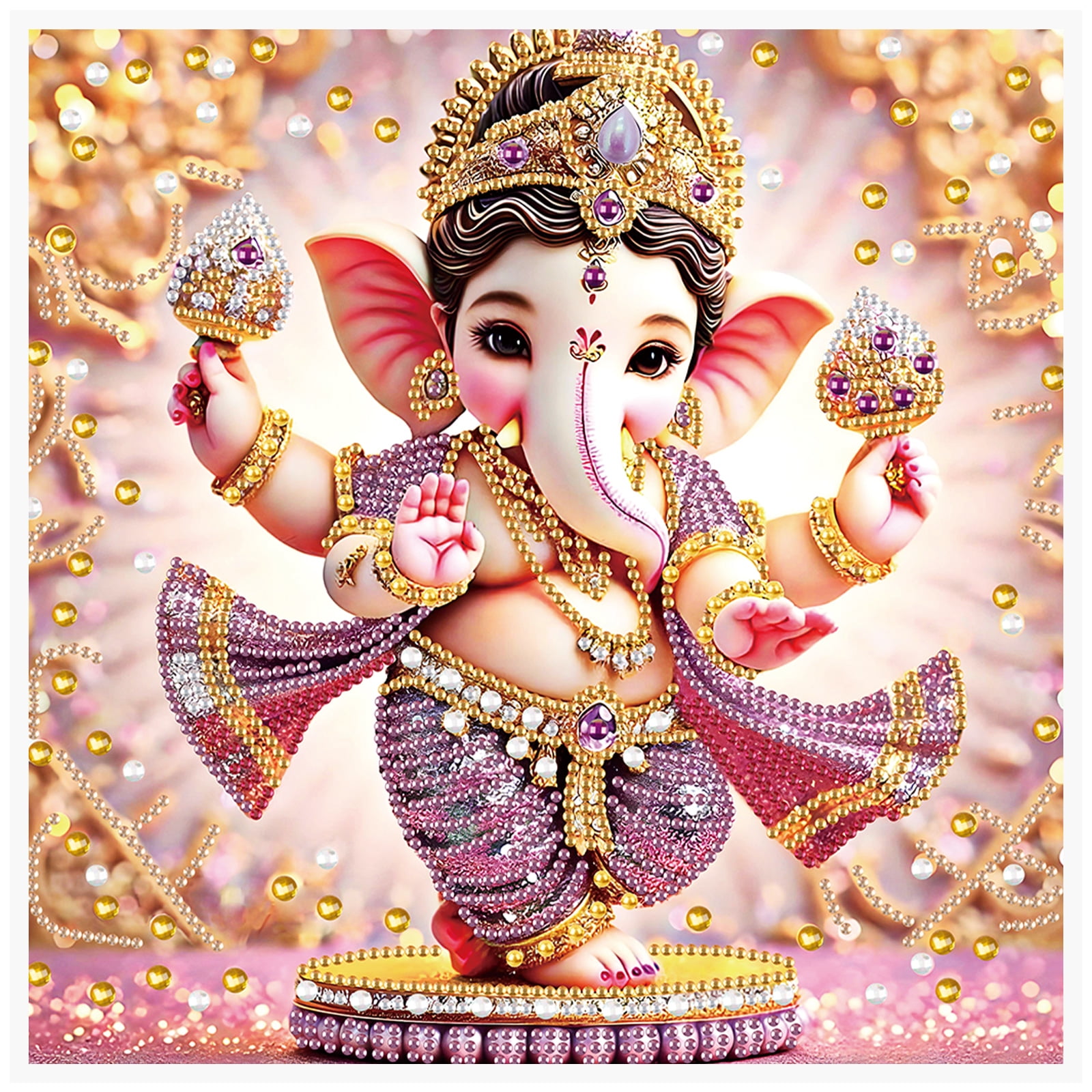 Elephant Diamond Art Painting Kit - Walmart.com