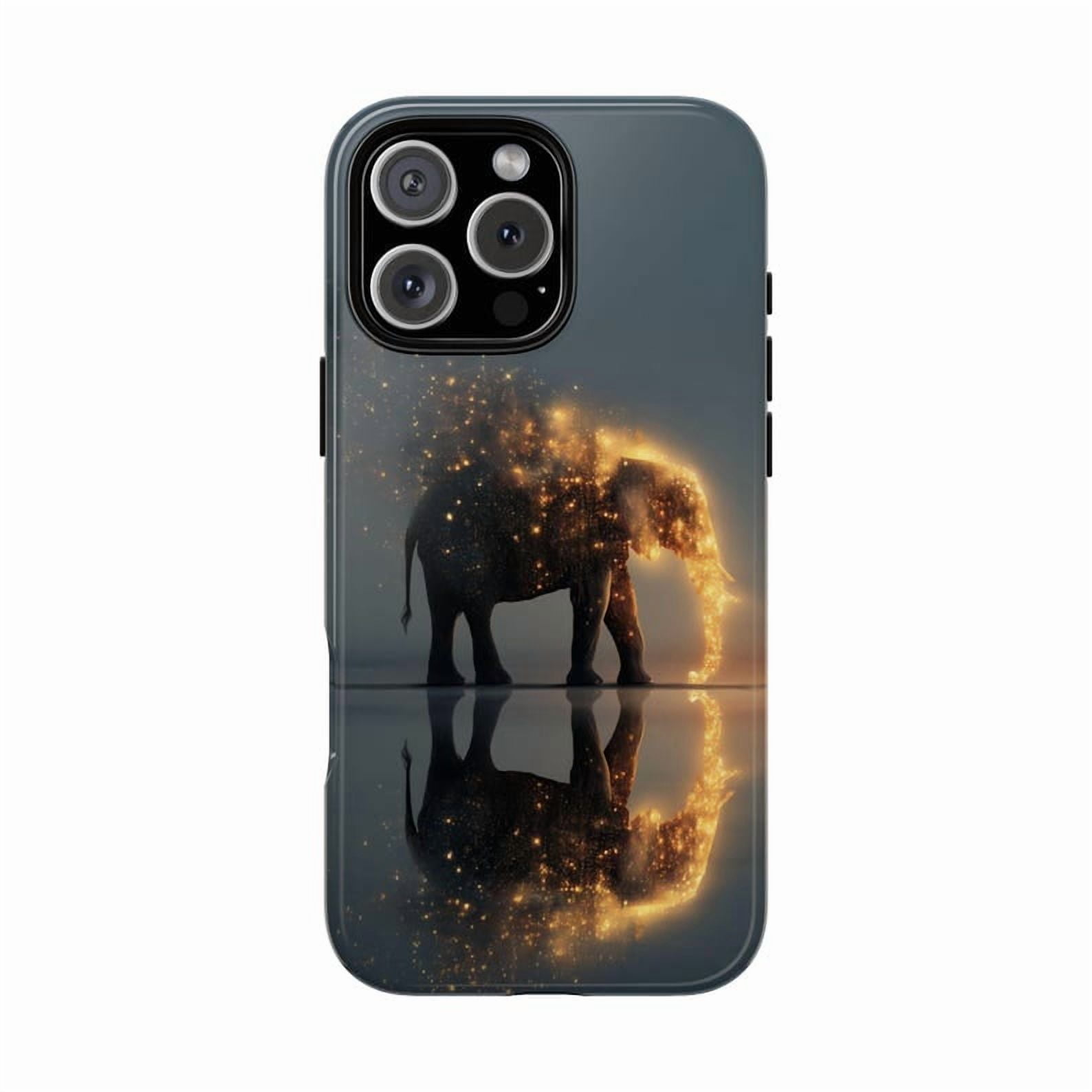 Elephant Dreamscape Star Glow Fantasy iPhone Case Magical Illustration ...