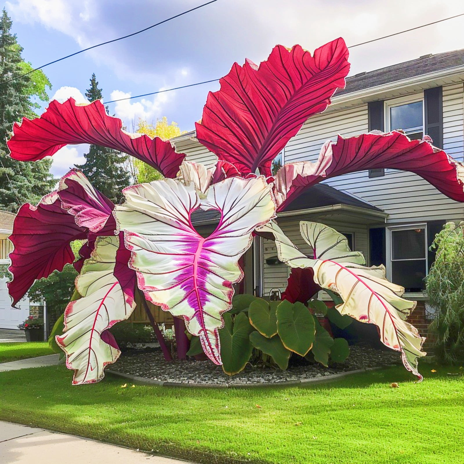 Elephant Ear Bulbs(Elephant Ear Planting)-Simple planting-Fast Growing ...