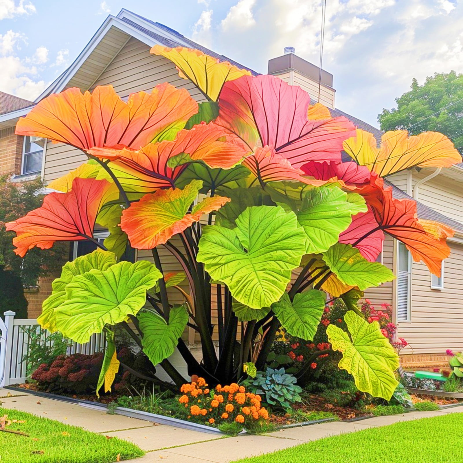 Elephant Ear Gardens Gift Beautiful Environment Planting for Pots ...