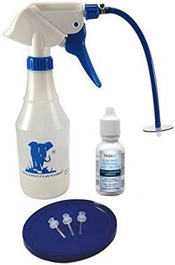 Elephant Ear Washer with WaxRx Ear Wax Removal Aid Drops - Walmart.com