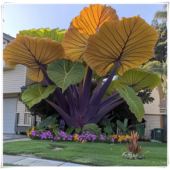 Elephant Ear for Planting-(Non-Artificial)-Easy to Grow & Quick Simple ...