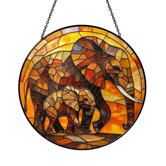 Elephant Family Acrylic Suncatcher – Window Decor Art - Walmart.com