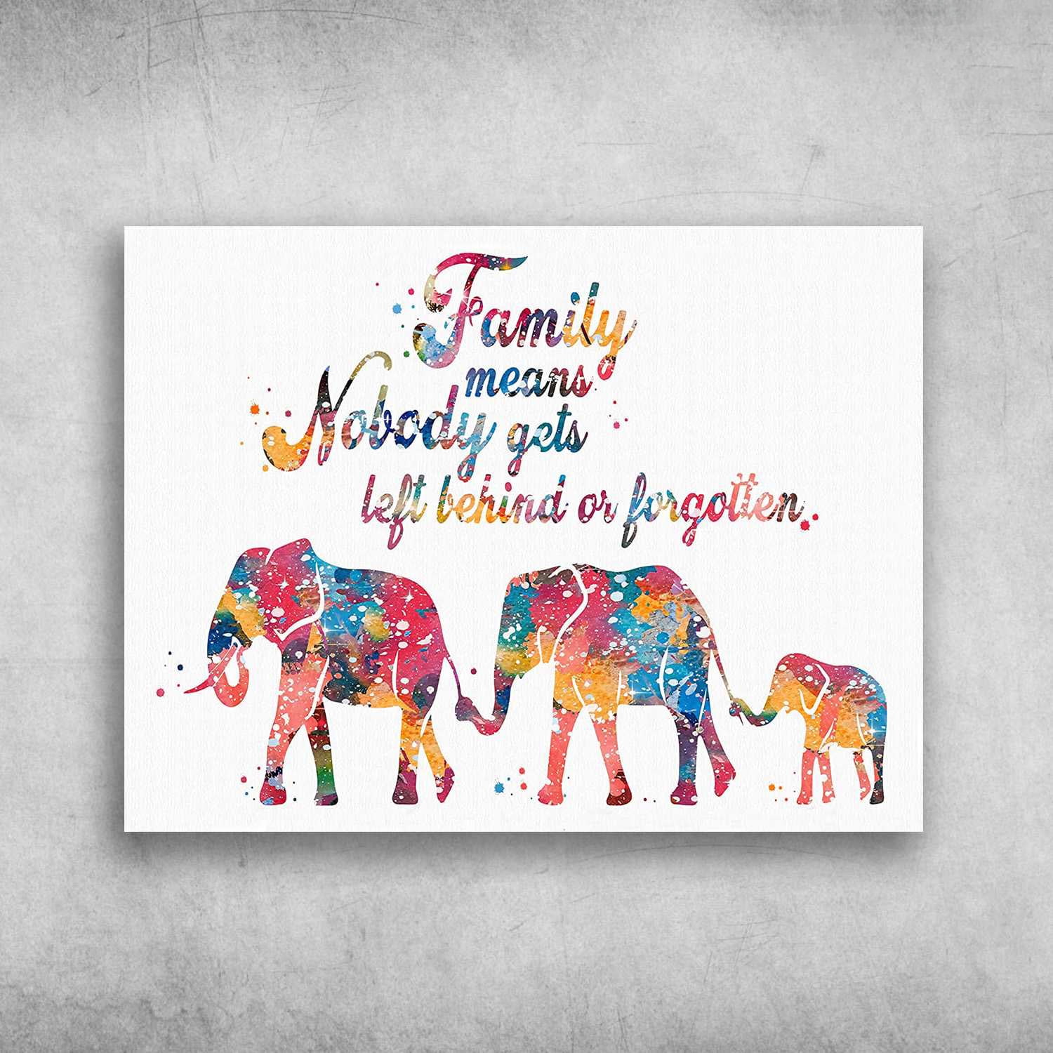 Elephant Family - Family Means, Nobody Gets Left Behind, Or Forgotten ...