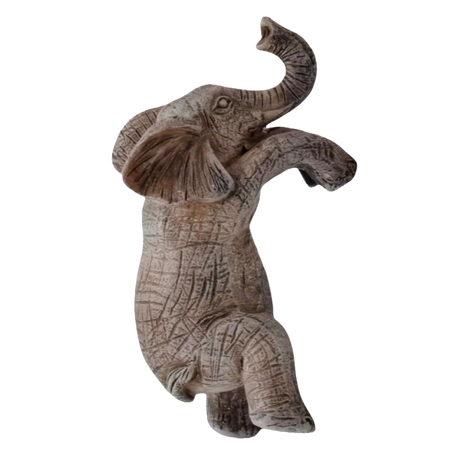 Elephant Figure Pot Hanger Resin Hanging Elephant Statue Pot Hugger ...