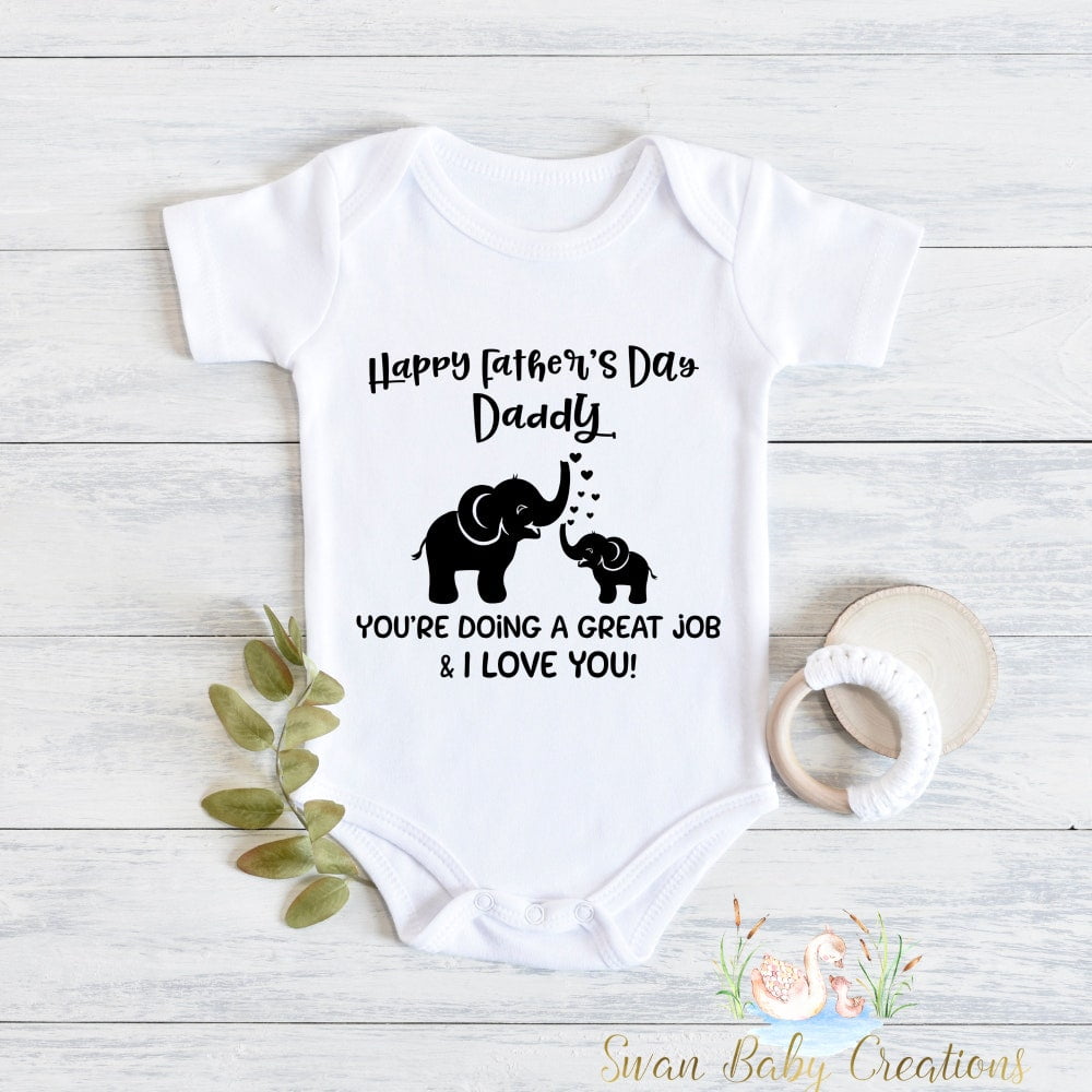 Elephant Our First Father'S Day Together 2022 Shirt, Father'S Day Daddy ...
