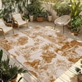 Elephant Forest Outdoor Rug for Patio/Deck/Porch, Non-Slip Large Area ...