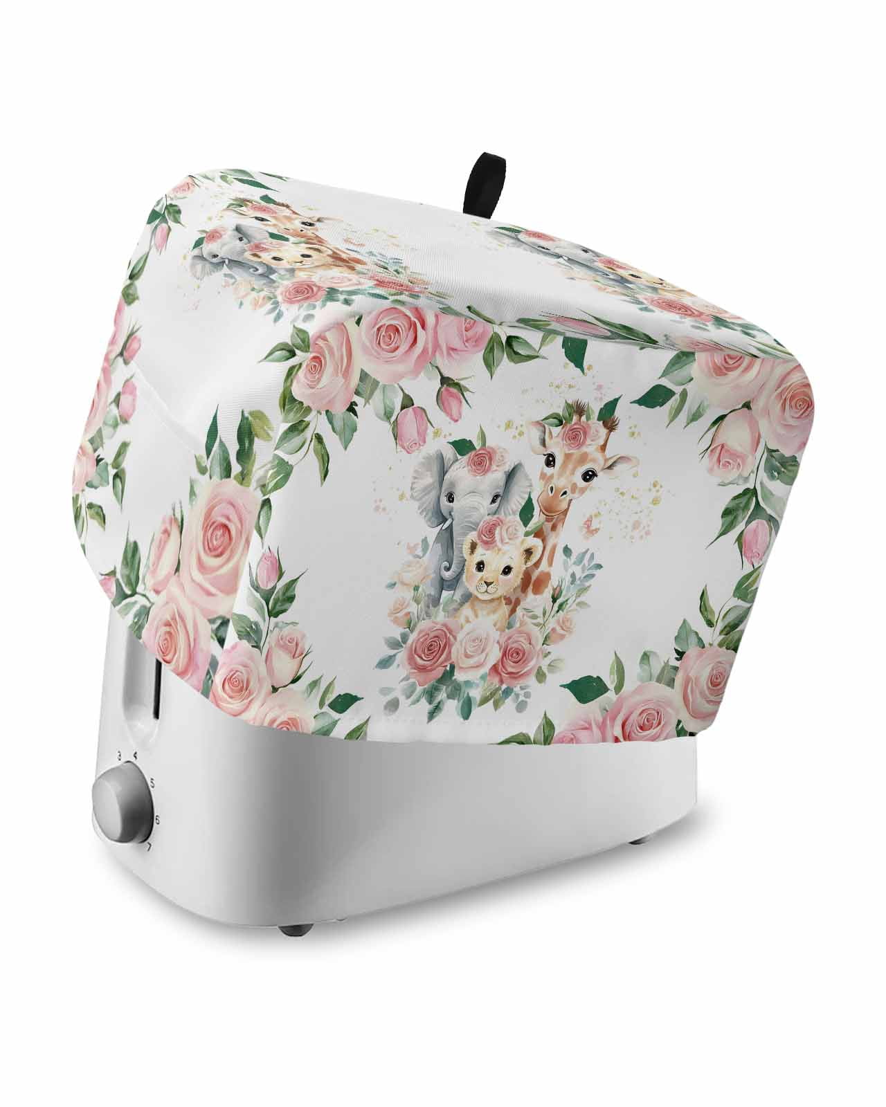 Elephant Giraffe Lion Toaster Cover 2 Slice, Small Kitchen Appliance ...