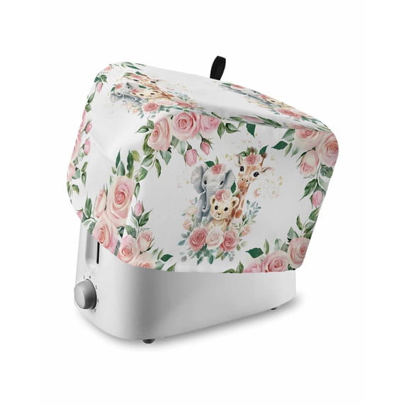 Elephant Giraffe Lion Toaster Cover 2 Slice, Small Kitchen Appliance ...