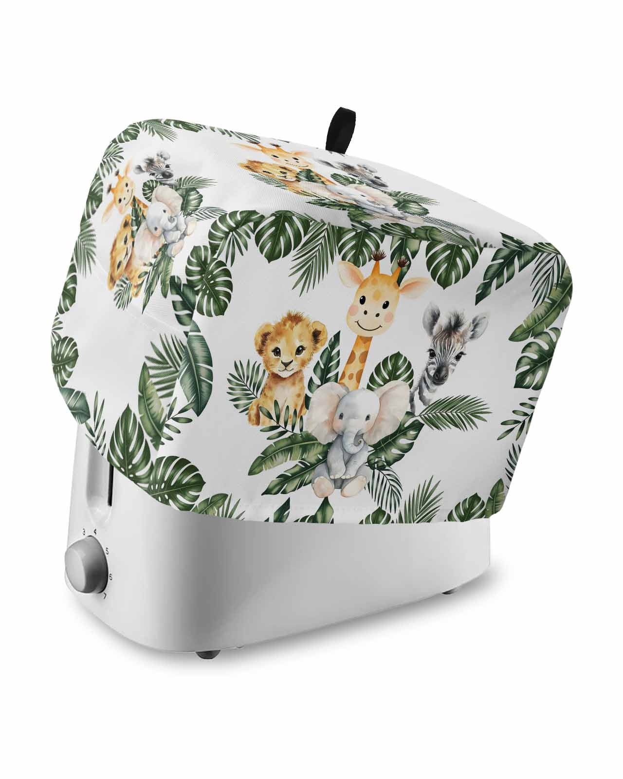 Elephant Giraffe Lion Toaster Cover 2 Slice, Small Kitchen Appliance ...