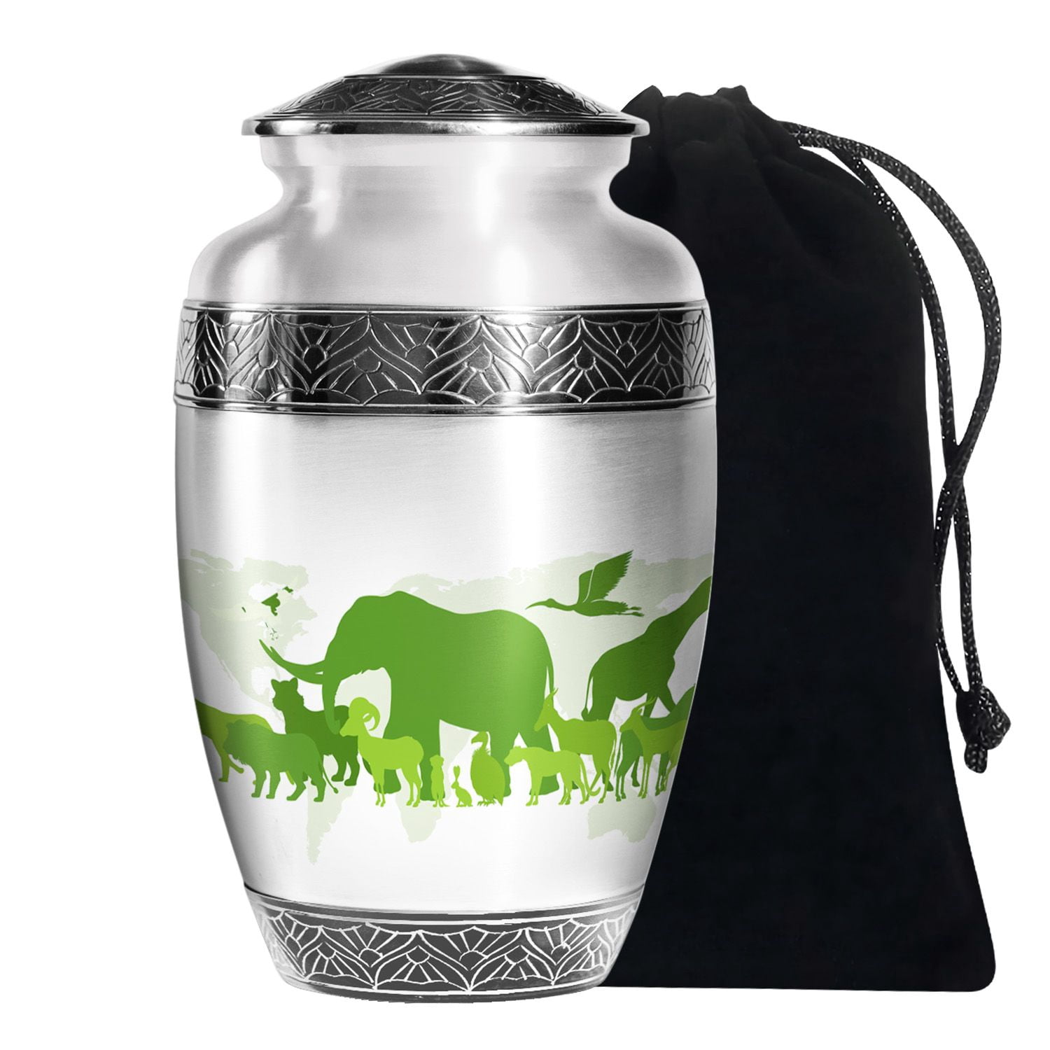 Elephant Human Urns For Adult Ashes Male & Female Large Burial Urn 10 ...