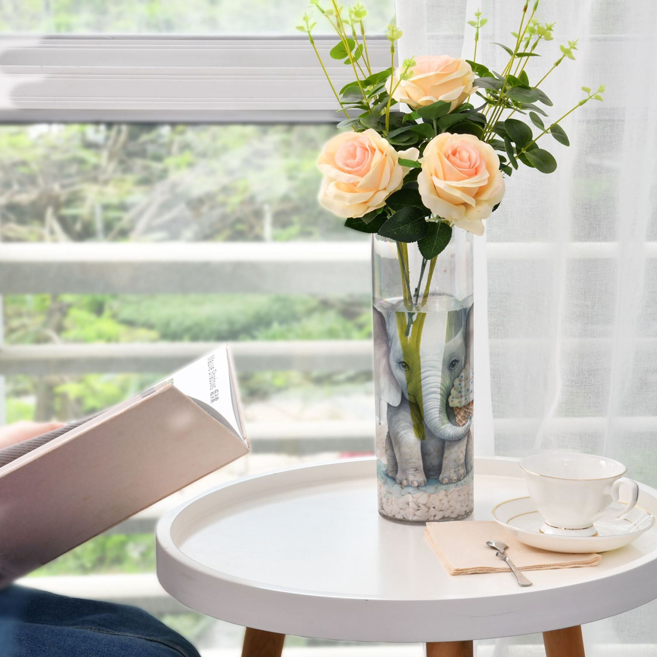 Elephant Ice Cream Vases for Flowers Modern Decorative Vase Home Decor ...