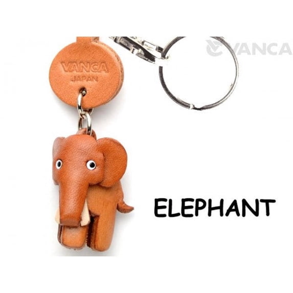 Elephant Japanese Leather Keychains Animal - Walmart.com