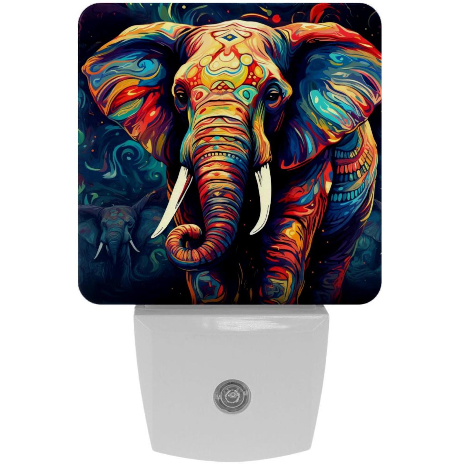 Elephant LED Square Night Light - Energy Efficient and Stylish ...