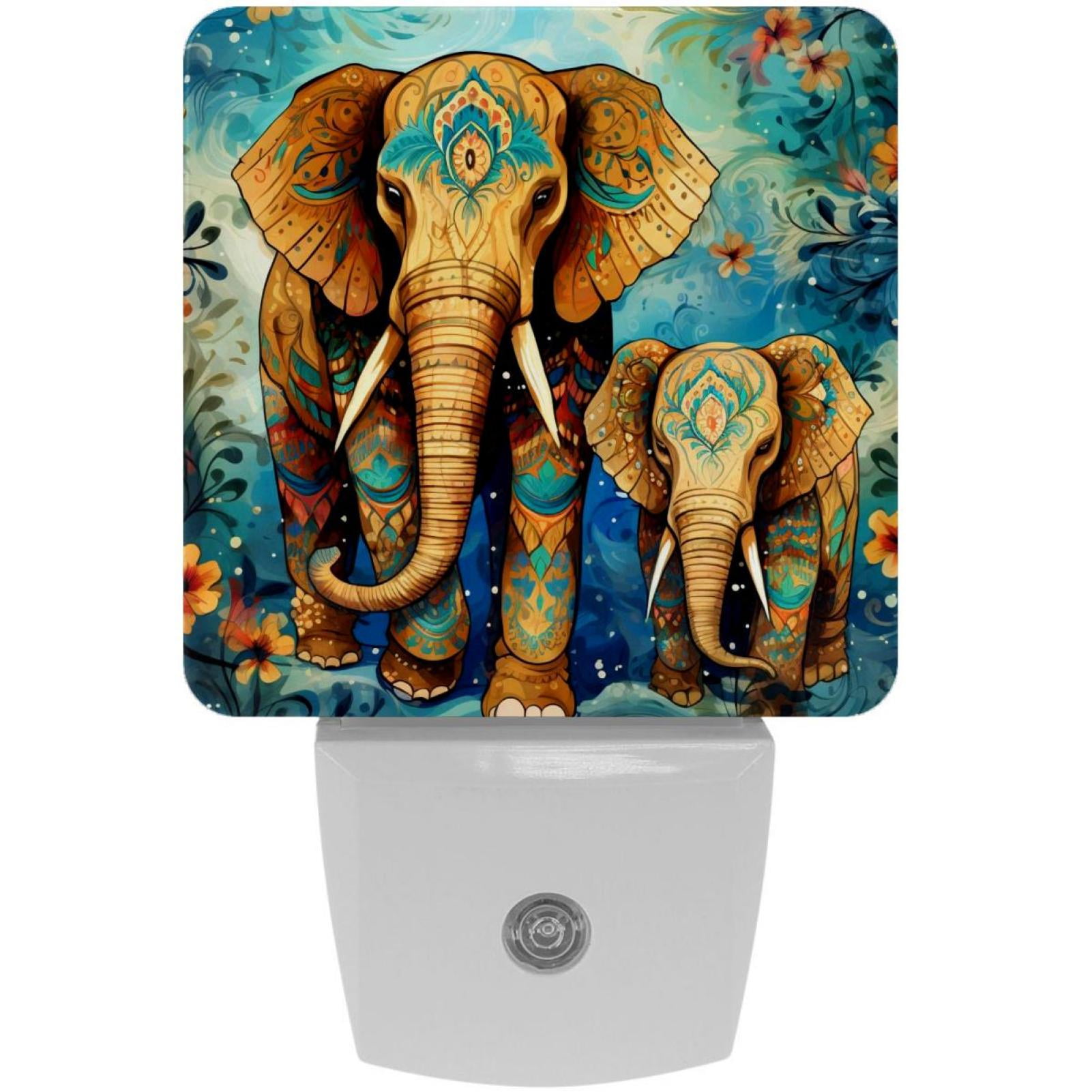Elephant LED Square Night Light - Energy Efficient and Stylish ...