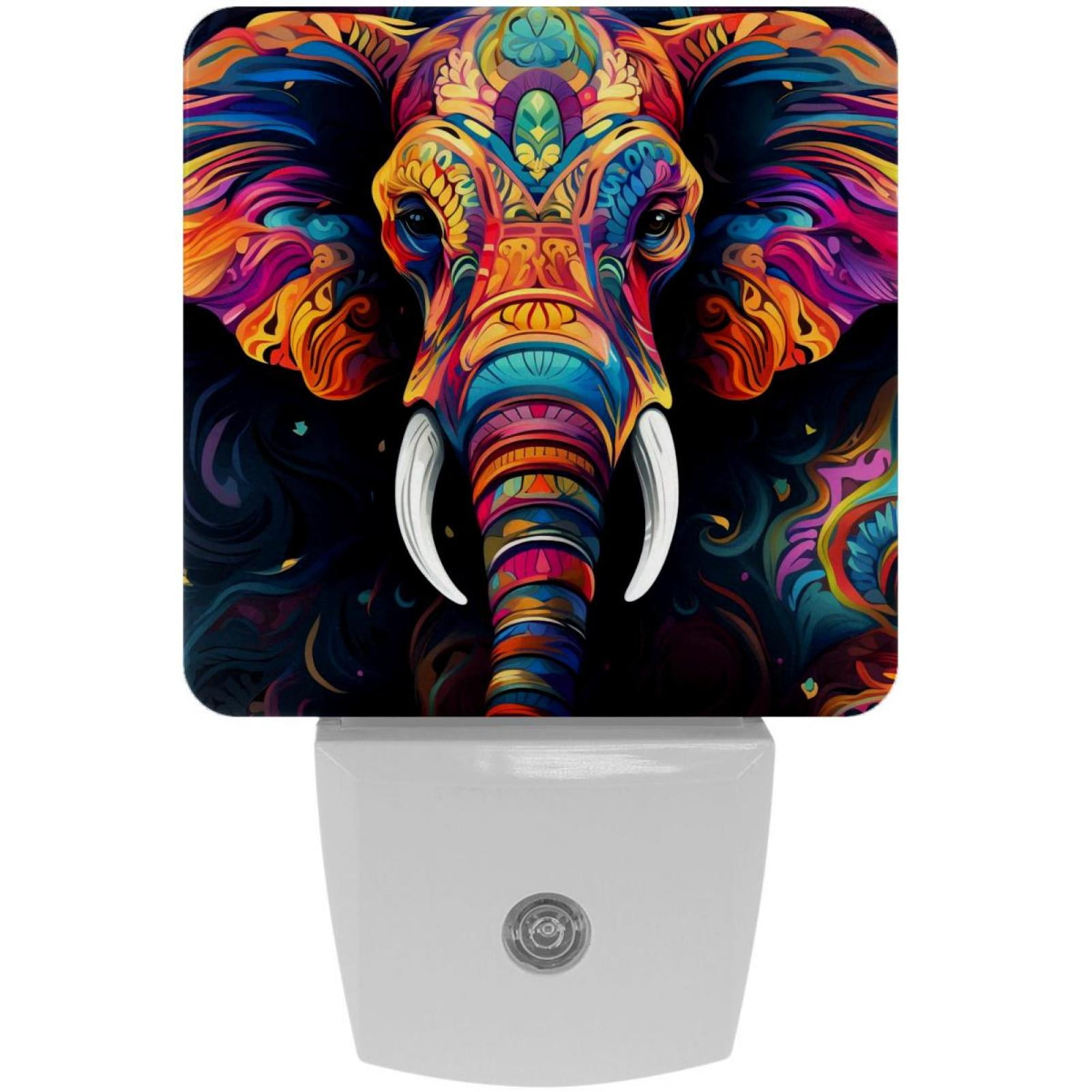 Elephant LED Square Night Light for Bedroom and Bathroom - Energy ...