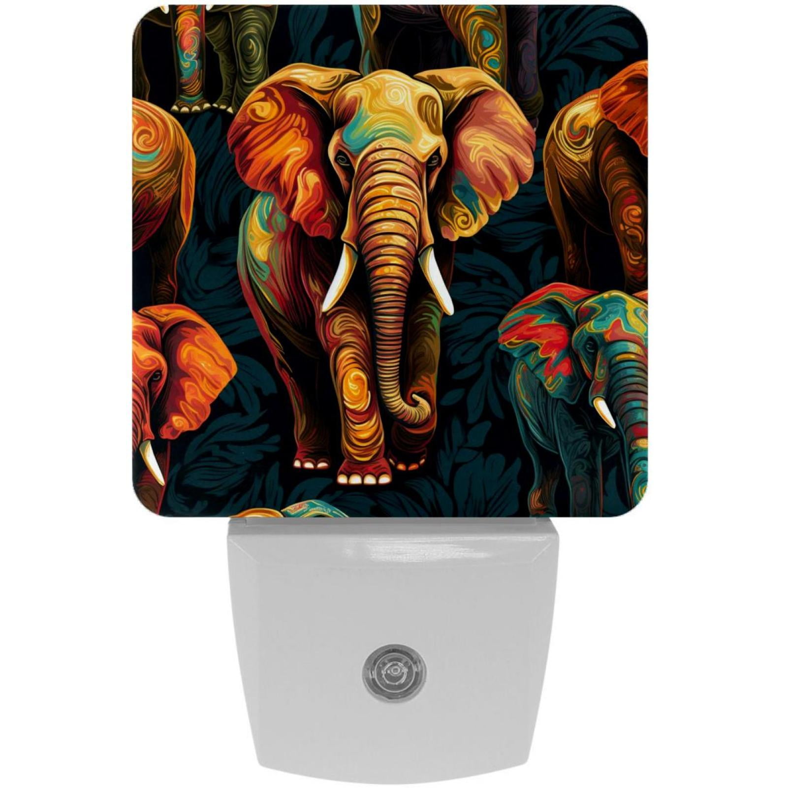 Elephant LED Square Night Light for Bedroom and Bathroom - Energy ...