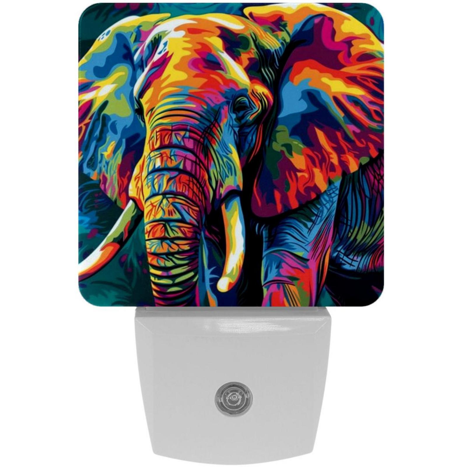 Elephant LED Square Night Light for Bedroom and Bathroom - Energy ...
