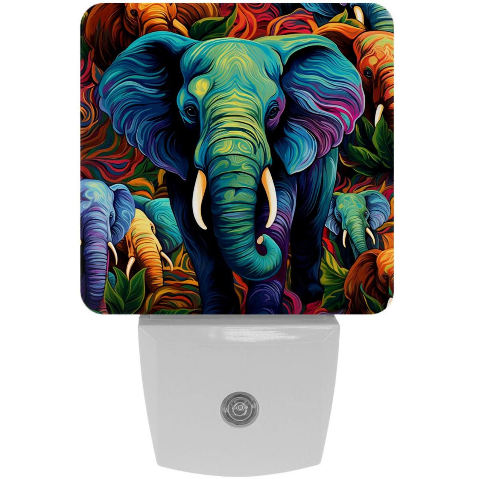 Elephant LED Square Night Lights: Energy-Efficient and Stylish ...