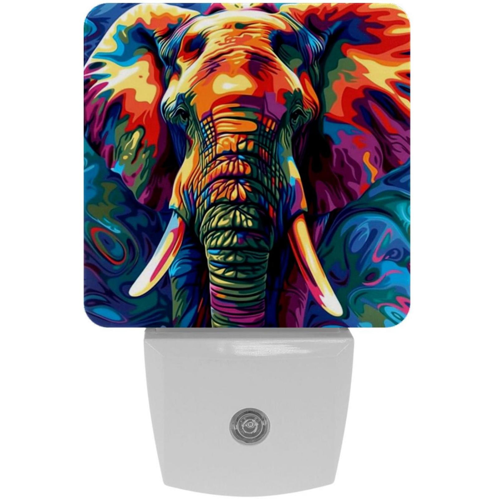 Elephant LED Square Night Lights - Energy Efficient and Stylish Room ...