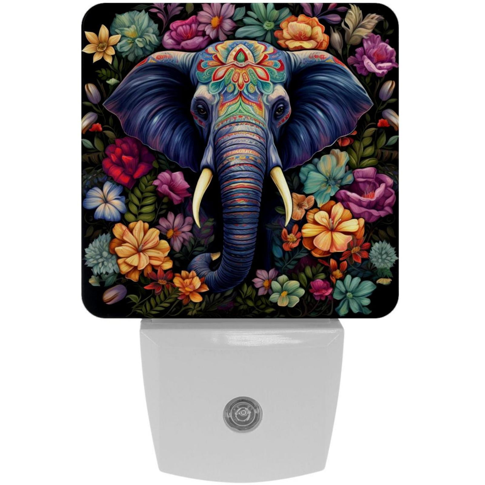 Elephant LED Square Night Lights - Modern Design, Energy Efficient ...