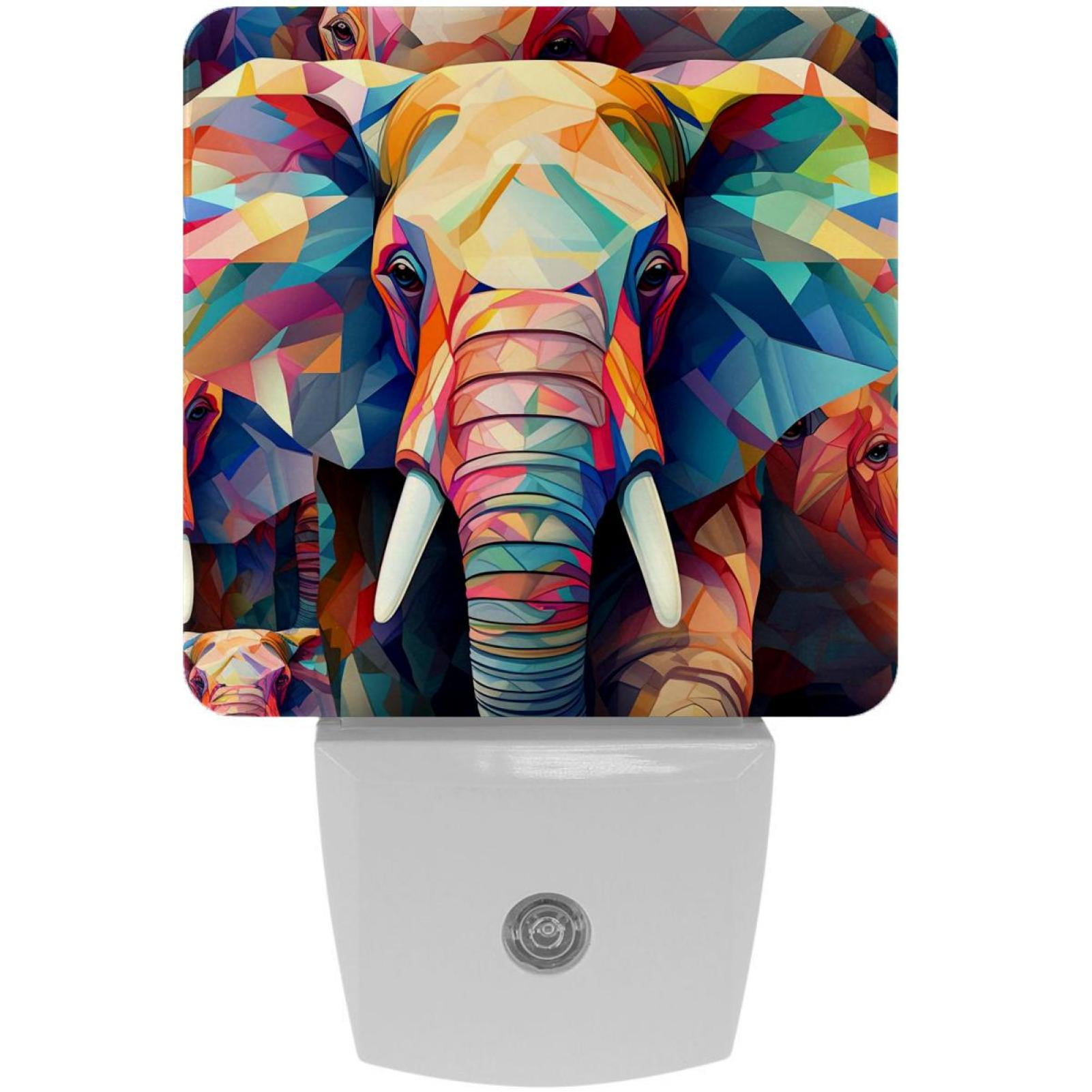 Elephant LED Square Night Lights - Modern Design, Energy Efficient ...