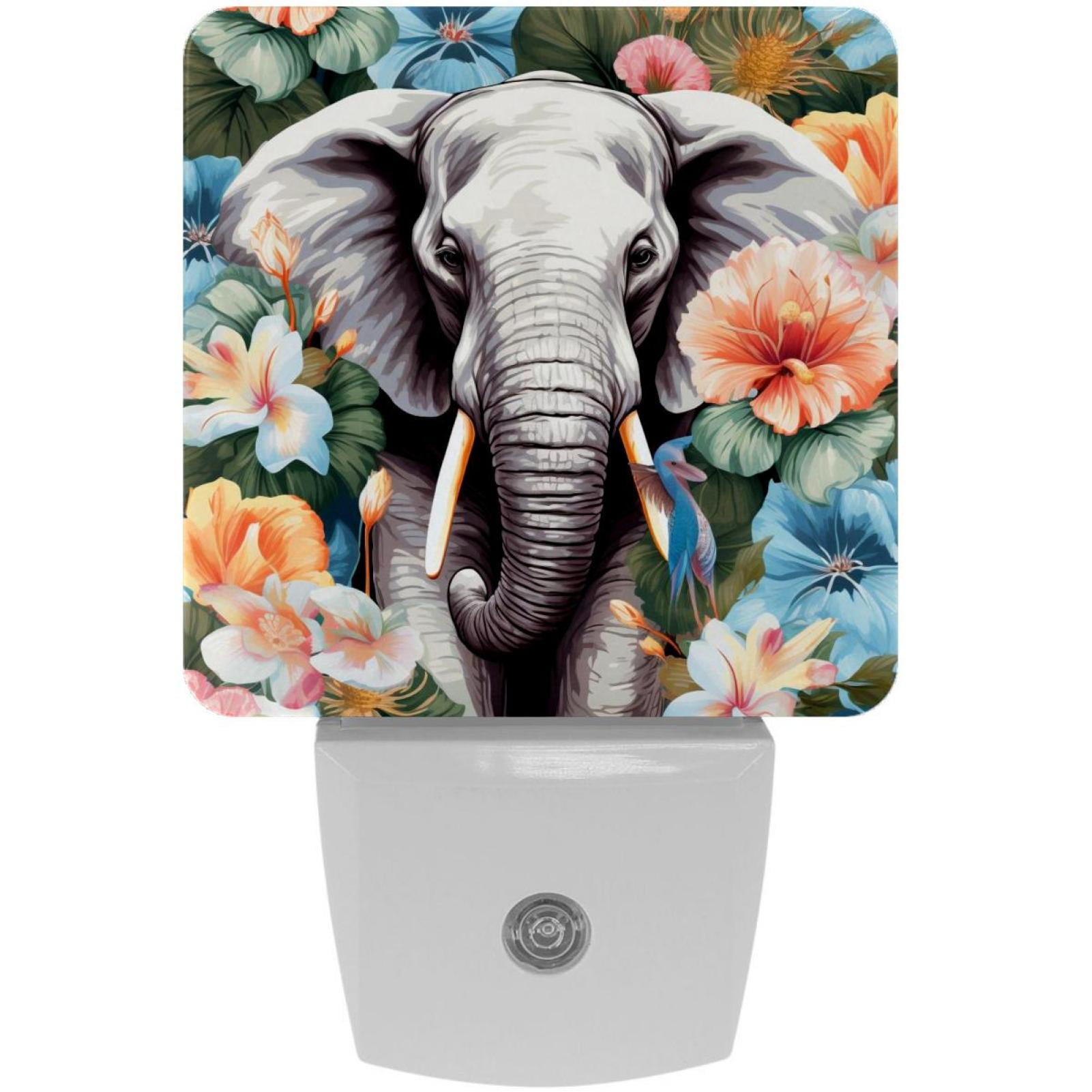 Elephant LED Square Night Lights - Modern and Energy Efficient Room ...