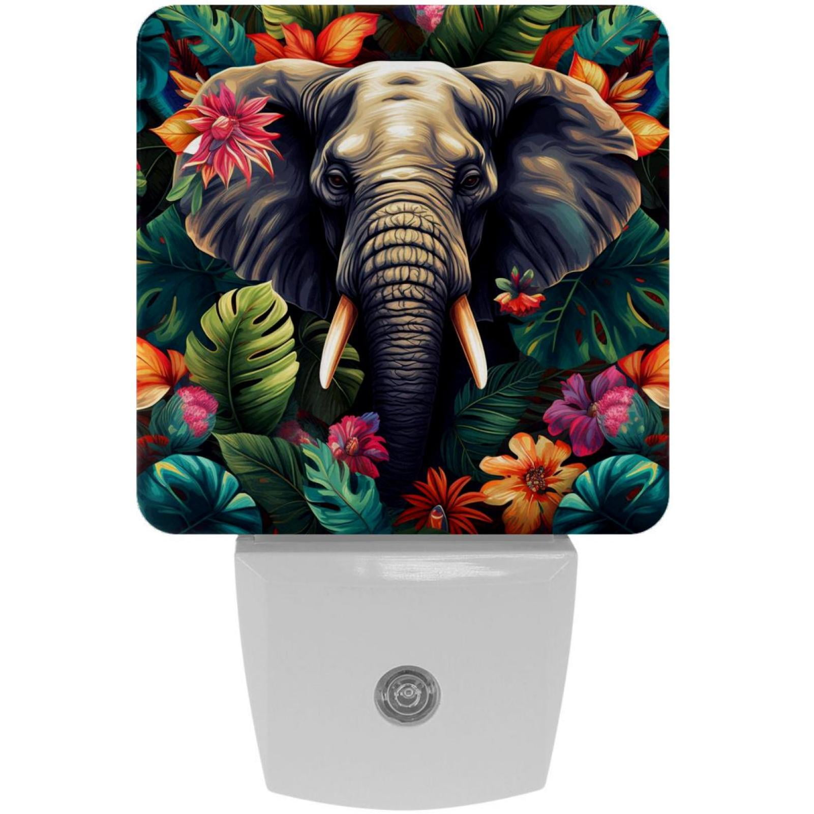 Elephant LED Square Night Lights - Stylish and Functional Nightlight ...