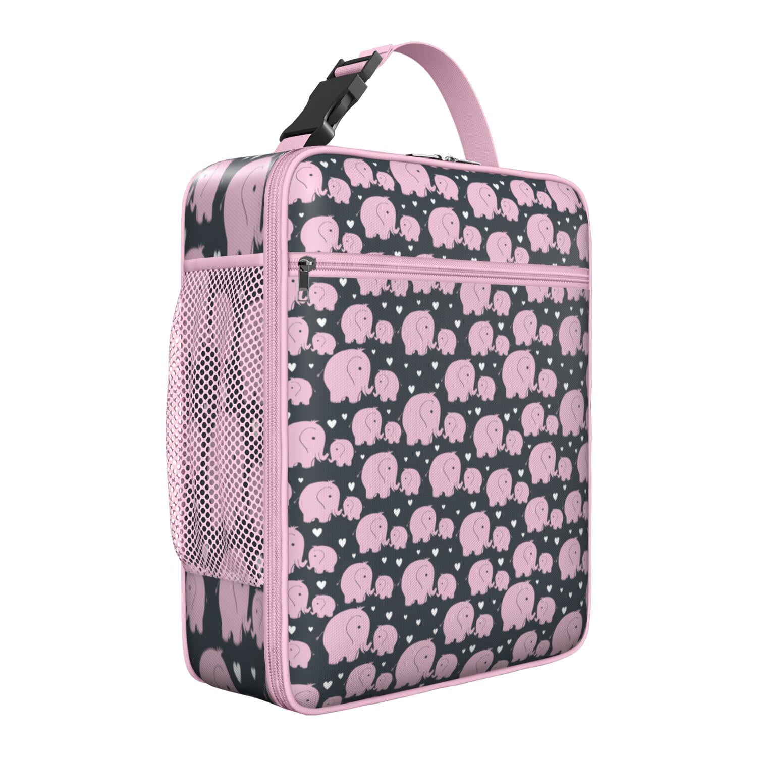 Elephant Lunch Box for Men Reusable Insulated Small Lunch Bag with Boho ...