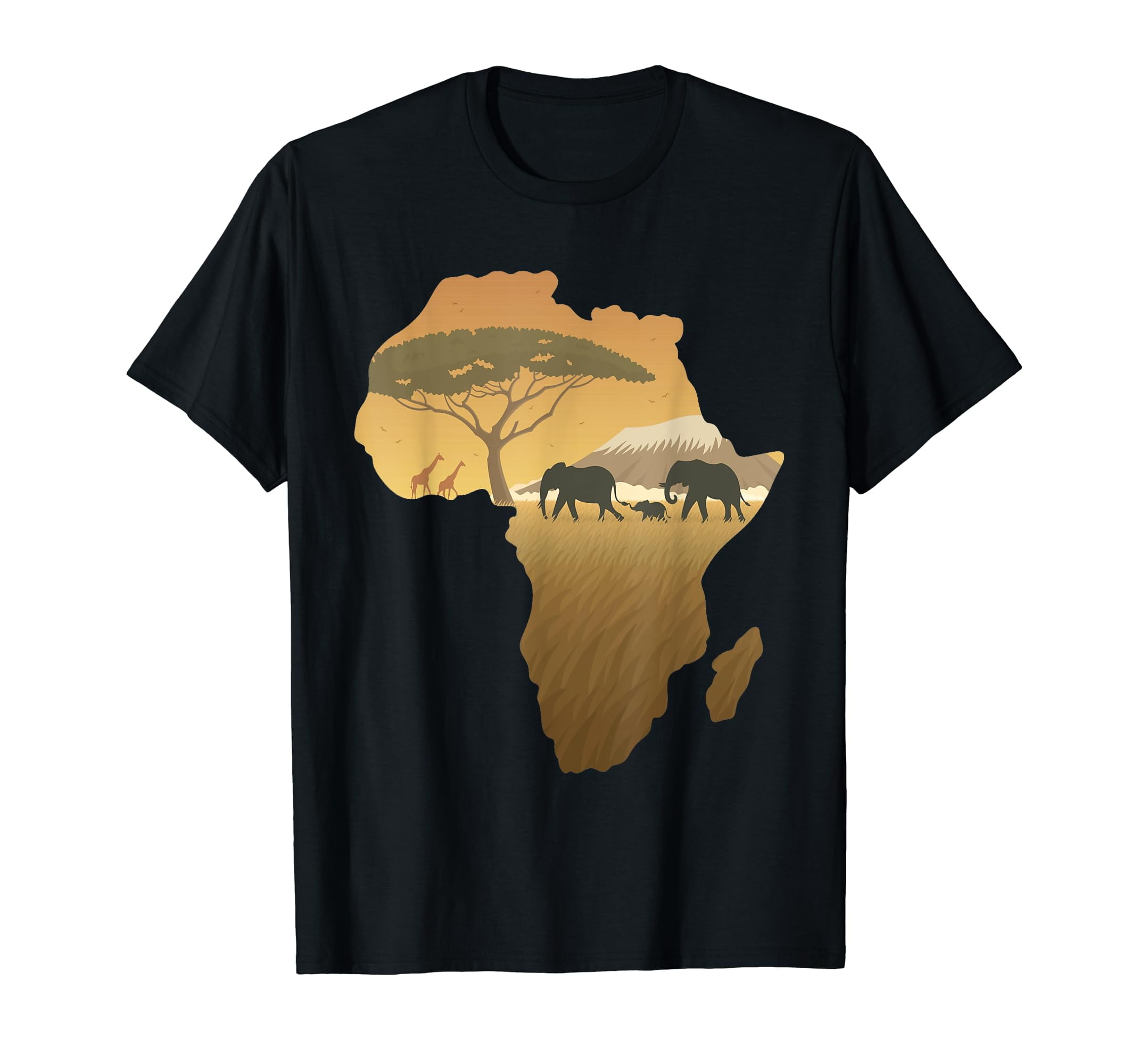 Elephant Map Dad South Animal Big Five Safari - Walmart.com
