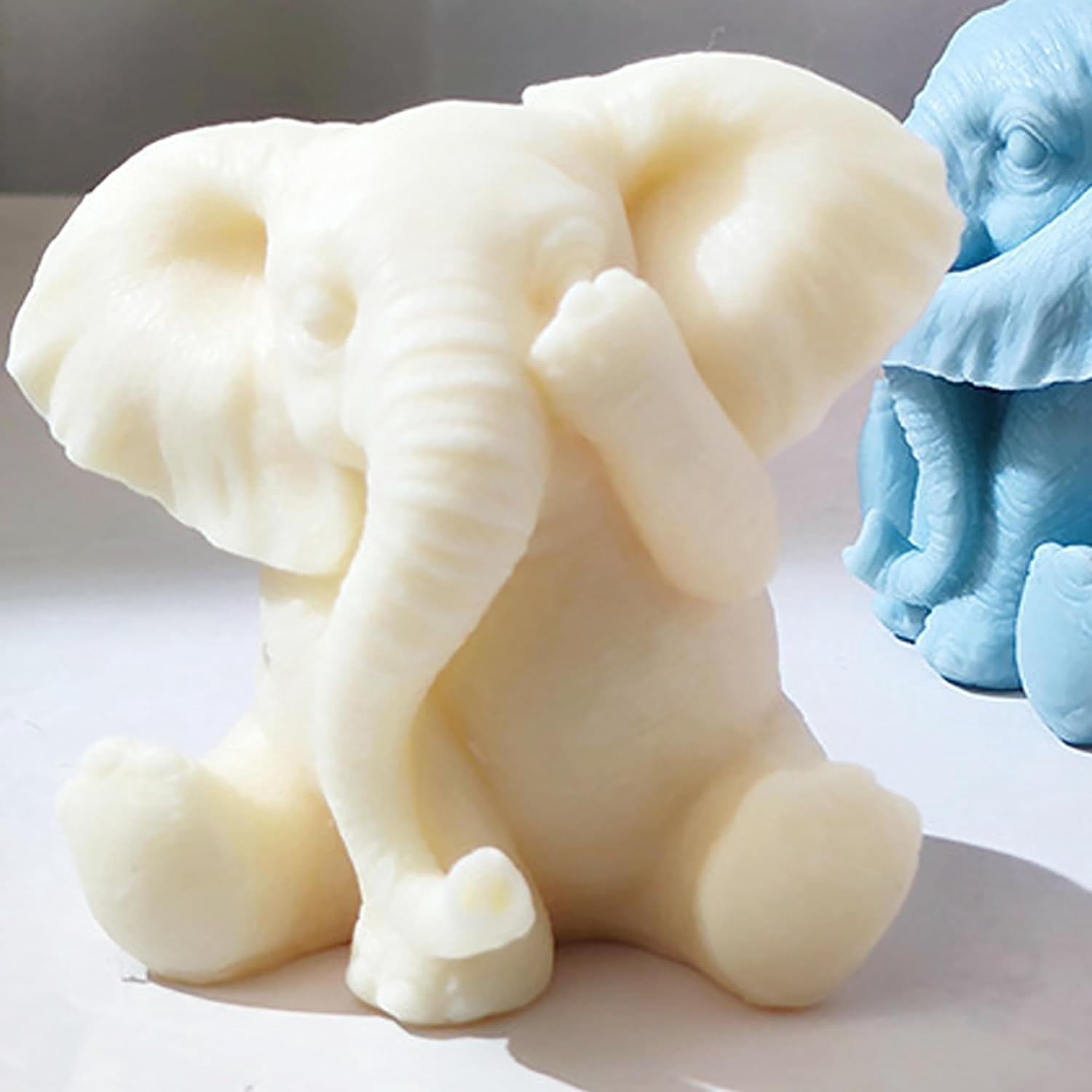Elephant Mold Elephant Candle Mold Animal Candle Mold Elephant Resin ...