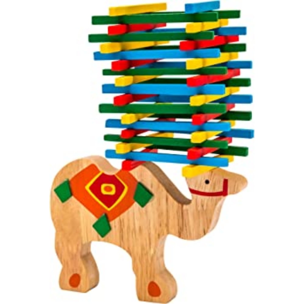 Elephant Montessori Stacking Toy Made of Wood for Skill Learning with ...