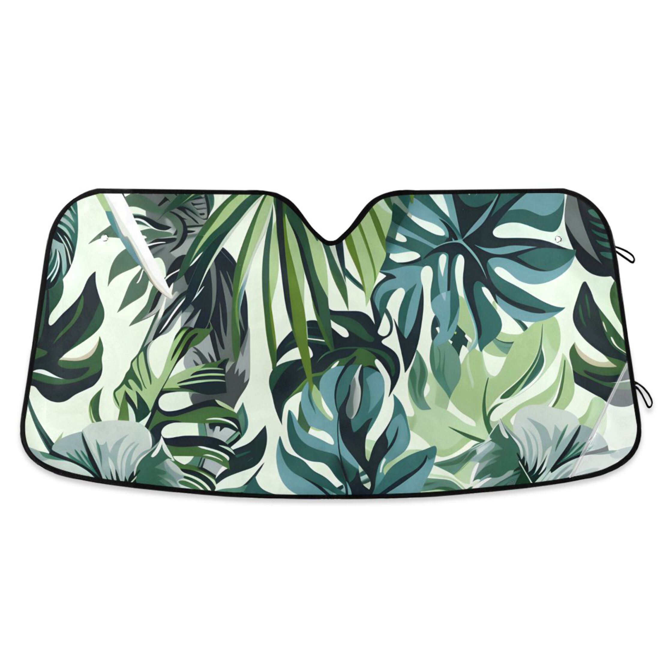 Elephant Palm Leaves Car Windshield Sun Shade Reflector Sunshade ...