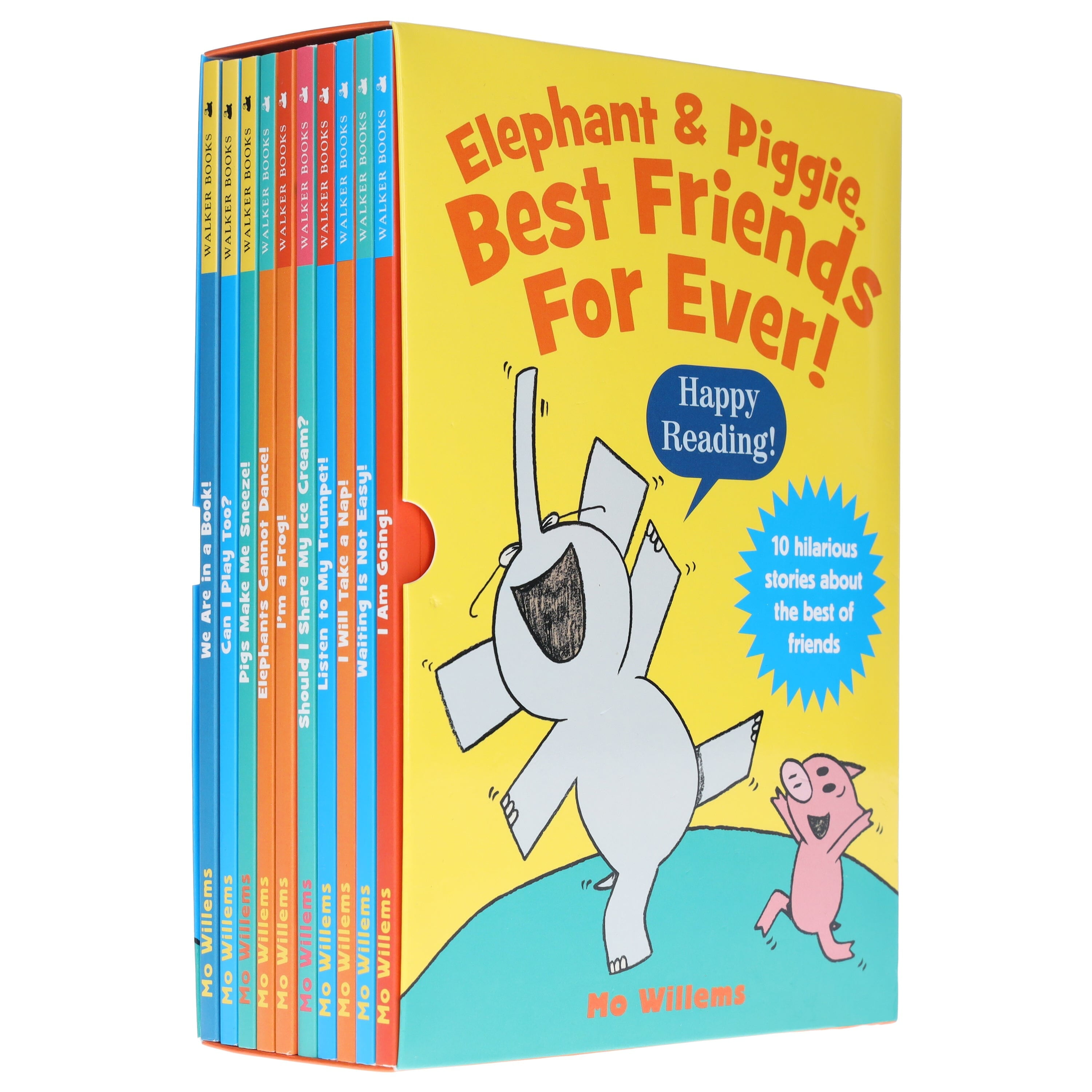 Elephant & Piggie Series by Mo Willems: 10 Picture Books Box Set - Ages ...