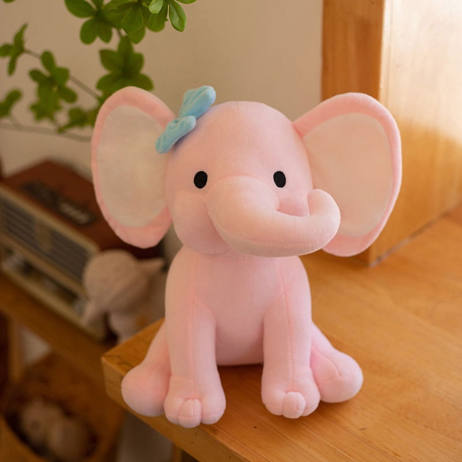 Elephant Plush Toys Stuffed Animal Doll For Kids White Elephant Toys ...