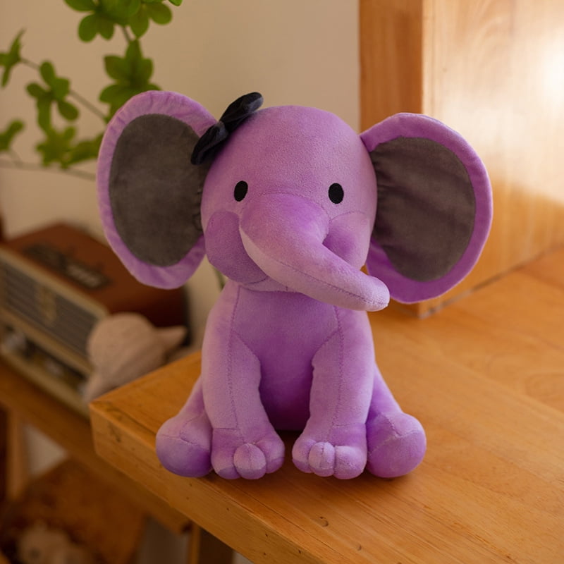 Elephant Plush Toys Stuffed Animal Doll For Kids White Elephant Toys ...